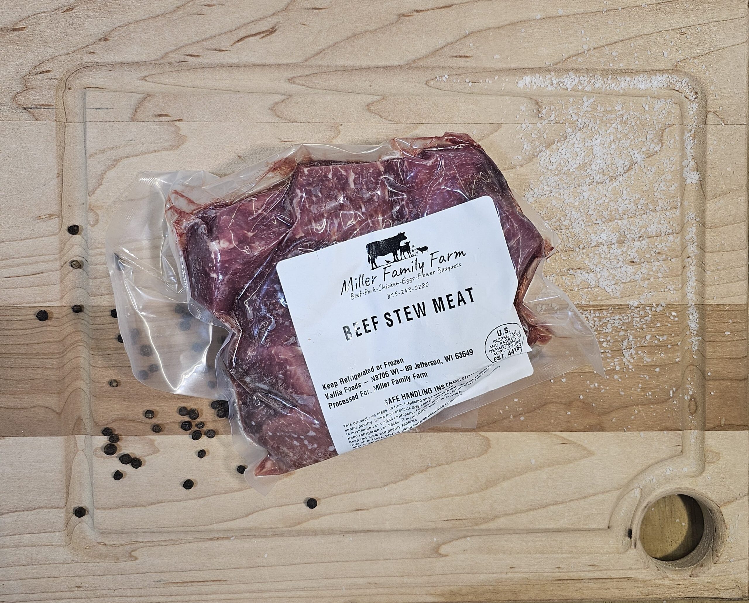 Beef Stew Meat - Miller Family Farm